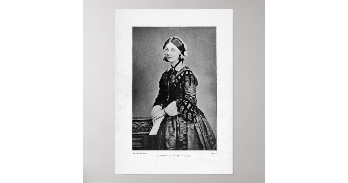 Florence Nightingale Portrait Poster | Zazzle