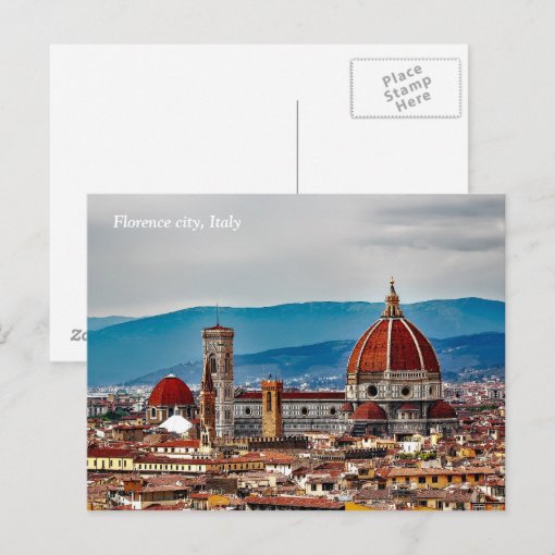 Florence old city, Italy skyline Postcard | Zazzle