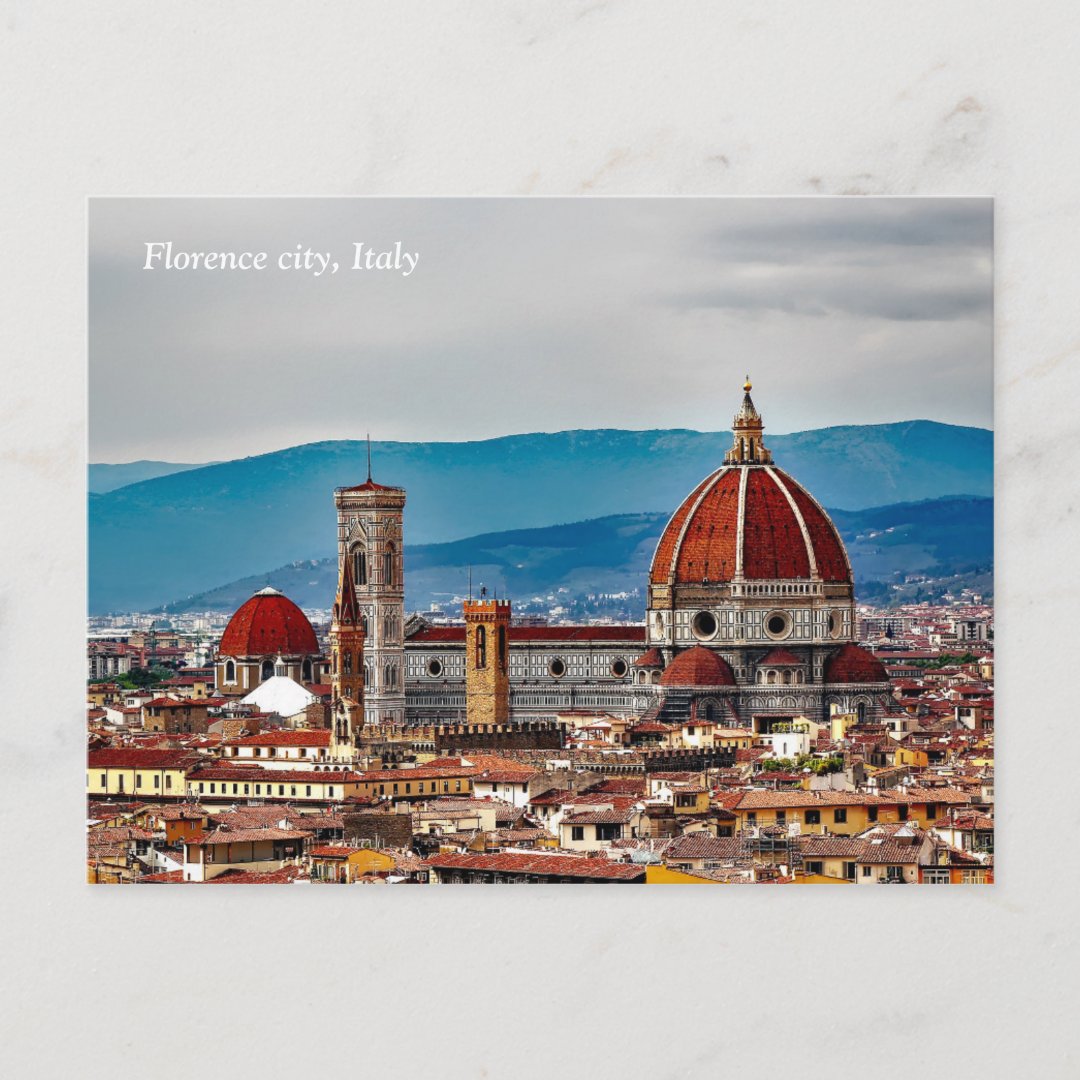 Florence old city, Italy skyline Postcard | Zazzle