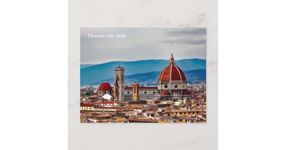 Florence old city, Italy skyline Postcard | Zazzle