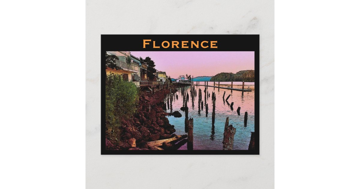 Florence (OR) Postcard | Zazzle
