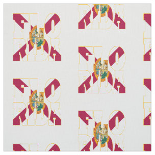 Florida State Flag Fabric | Zazzle
