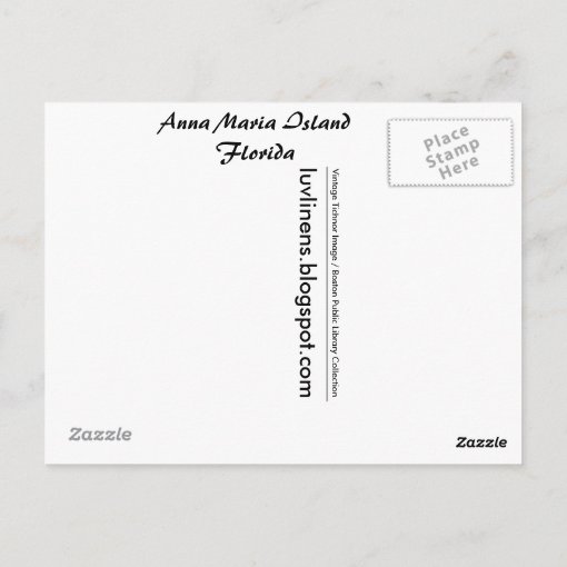 Florida, Anna Maria Island, fun on the Beach Postcard | Zazzle