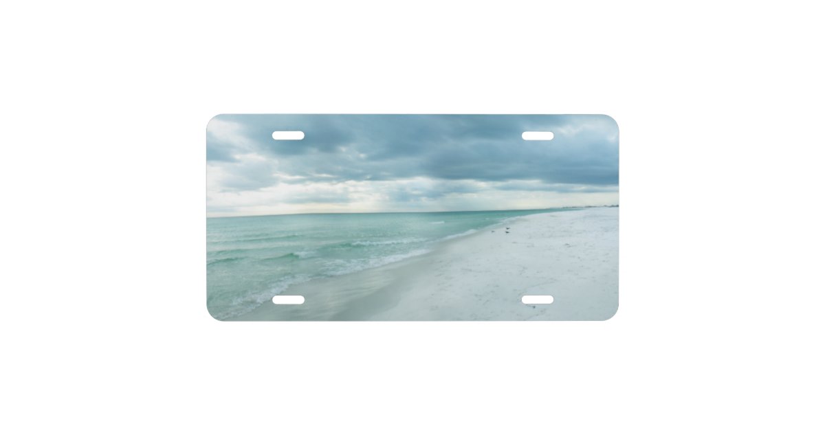 Florida Beach License Plate | Zazzle