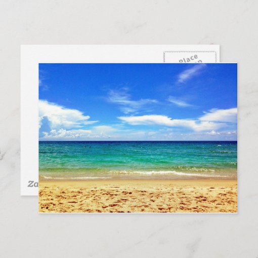 Florida Beach Postcard | Zazzle