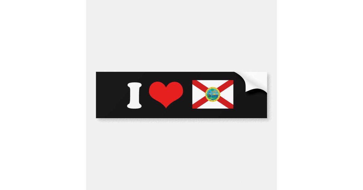 FLORIDA BUMPER STICKER | Zazzle
