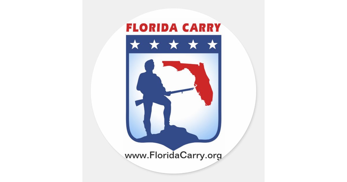Florida Carry Sticker | Zazzle