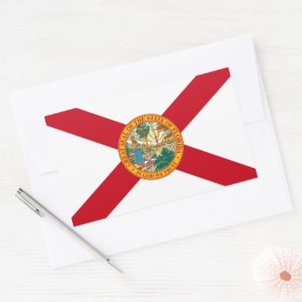 Florida Flag Sticker | Zazzle