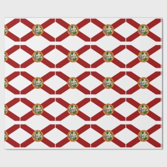 Florida flag wrapping paper | Zazzle