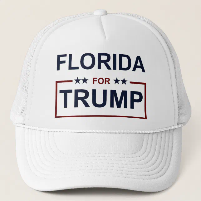 Florida for Trump Trucker Hat | Zazzle