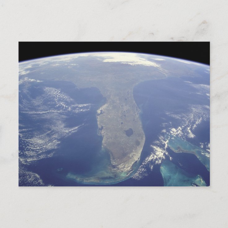 Florida from Space Postcard | Zazzle