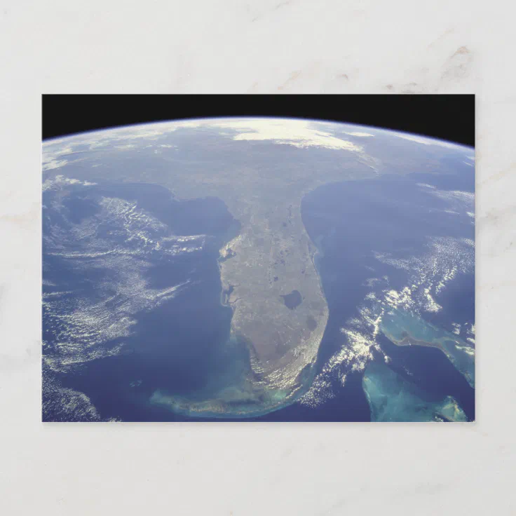 Florida from Space Postcard | Zazzle