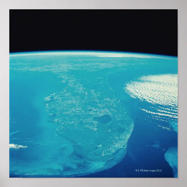 Florida from Space Poster | Zazzle