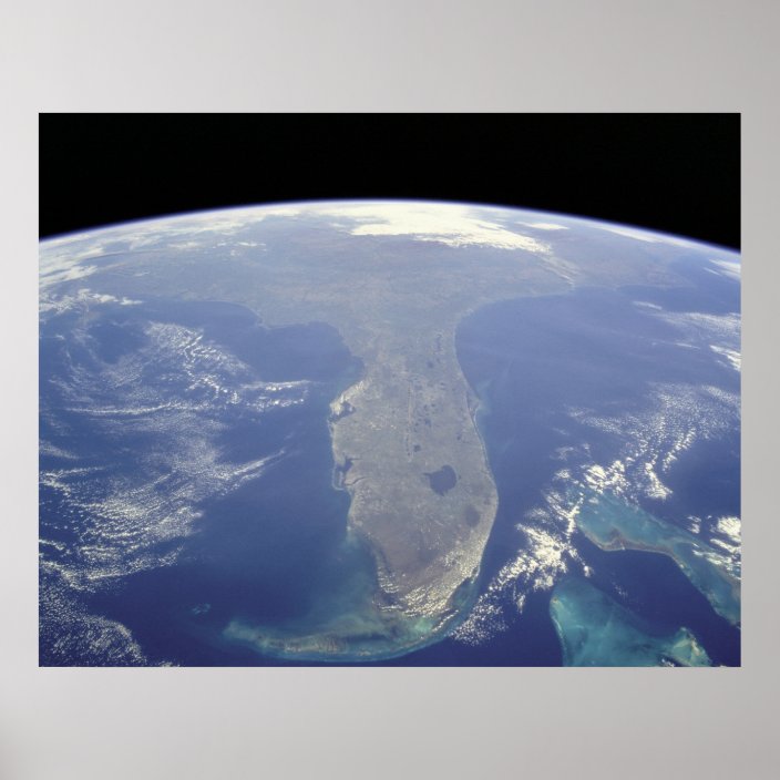 Florida from Space Poster | Zazzle.com