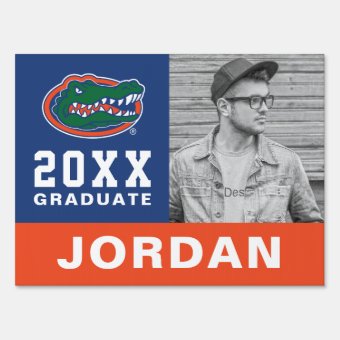 Florida Gator Graduation - Photo Sign | Zazzle
