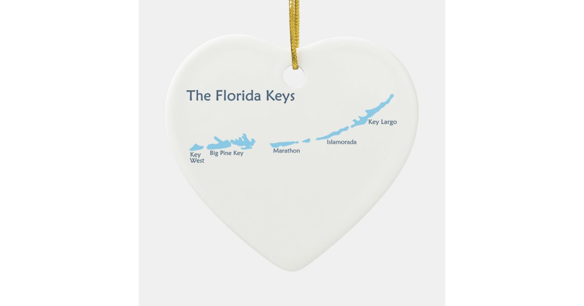 Florida Keys. Ceramic Ornament | Zazzle