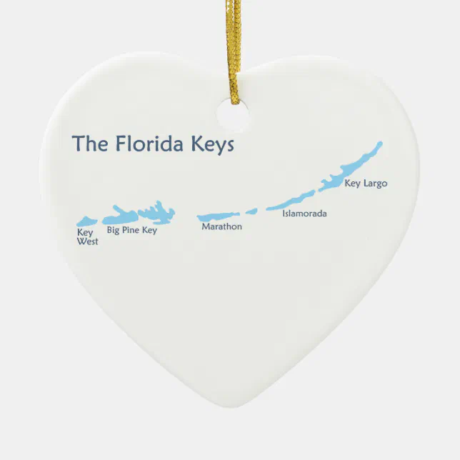 Florida Keys. Ceramic Ornament | Zazzle