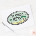 Florida Keys Oval Sticker | Zazzle