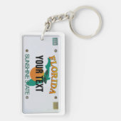 Florida License Plate Keychain | Zazzle