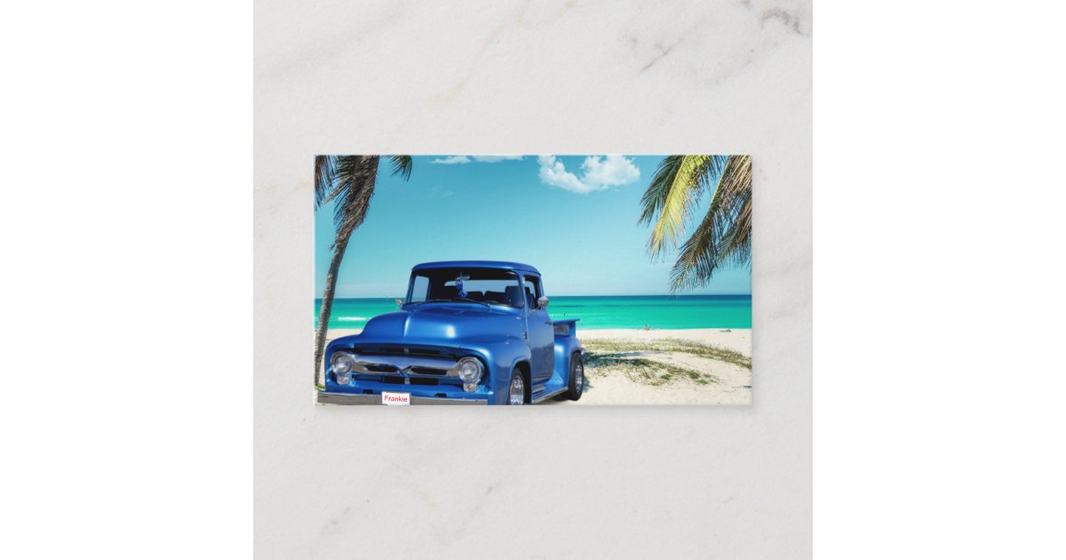 Florida Mechanic Classic Car Business Card | Zazzle