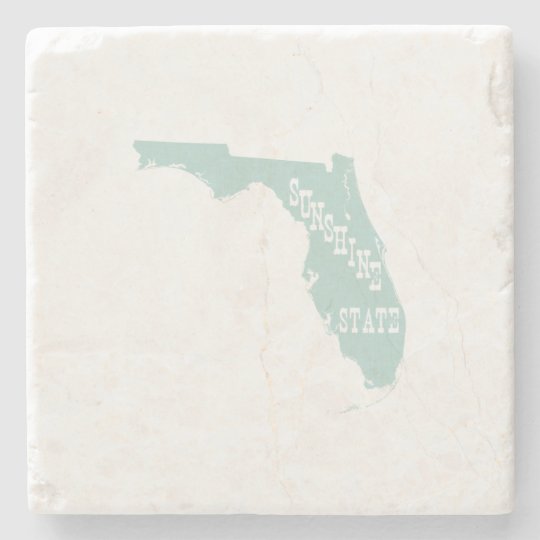 Florida Nickname The Sunshine State Stone Coaster | Zazzle.com