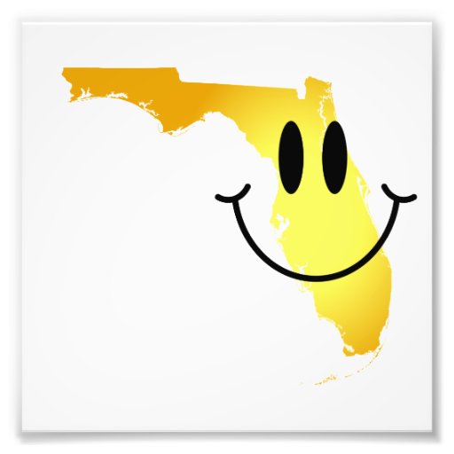 Florida Smiley Face Photo | Zazzle