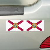 Florida State flag Bumper Sticker | Zazzle