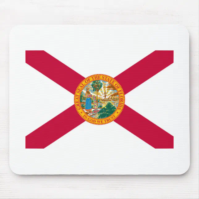 Florida State Flag Design Mouse Pad | Zazzle
