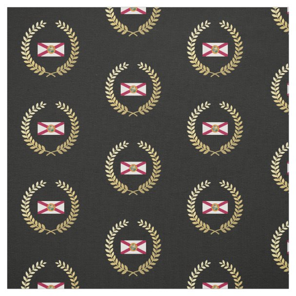 Florida State Flag Fabric | Zazzle