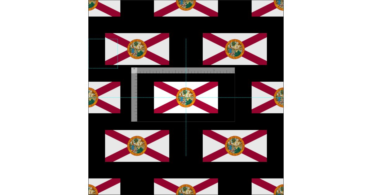 Florida State Flag Fabric | Zazzle