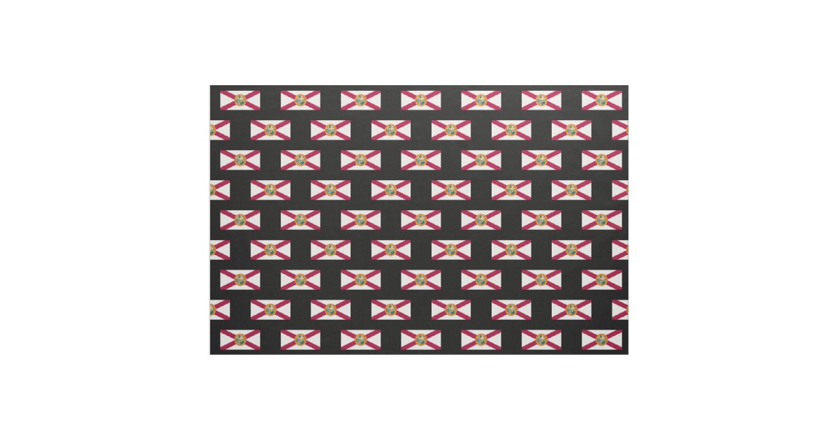 Florida State Flag Fabric | Zazzle