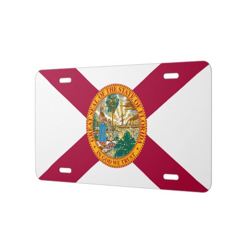 Florida State Flag License Plate | Zazzle