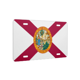 Florida State Flag License Plate | Zazzle