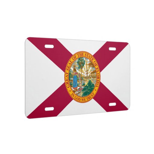 Florida State Flag License Plate | Zazzle
