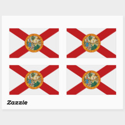 Florida State Flag Sticker | Zazzle