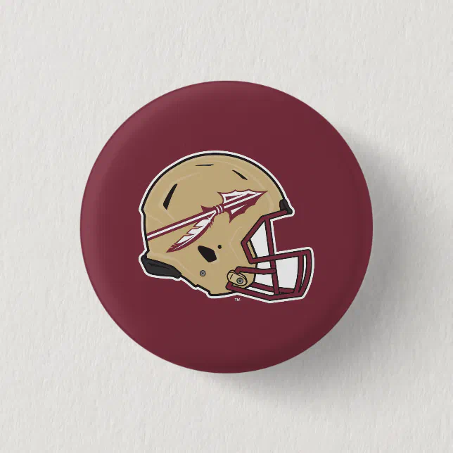 Florida State Football Helmet Pinback Button | Zazzle