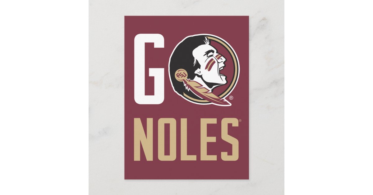 Florida State Go Noles Postcard | Zazzle