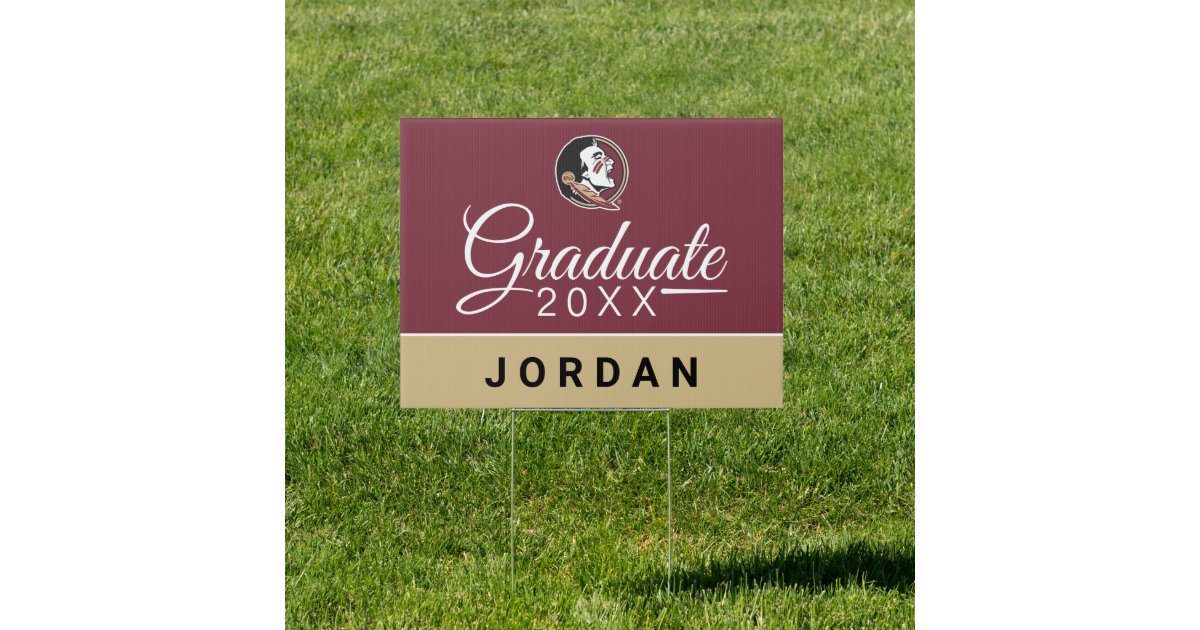 Florida State Graduation Sign | Zazzle