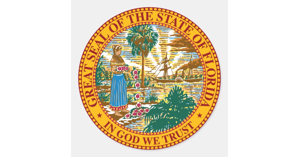 FLORIDA STATE SEAL | Zazzle.com