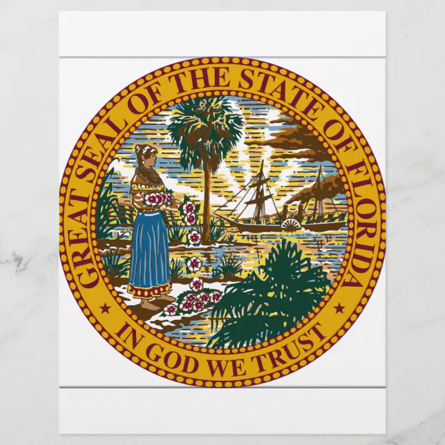 Florida State Seal | Zazzle