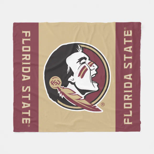 Florida State Seminole Fleece Blanket | Zazzle