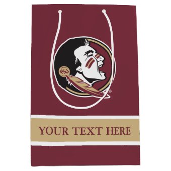 Florida State Seminole Medium Gift Bag | Zazzle