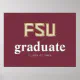 Florida State University Graduation Poster | Zazzle