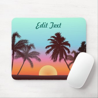 Florida Sunset Mouse Pad | Zazzle