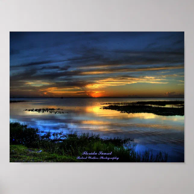 Florida Sunset Poster | Zazzle