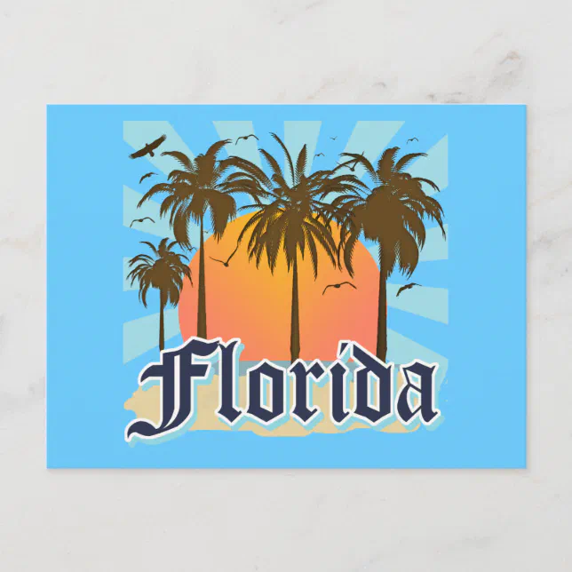 Florida The Sunshine State USA Postcard | Zazzle