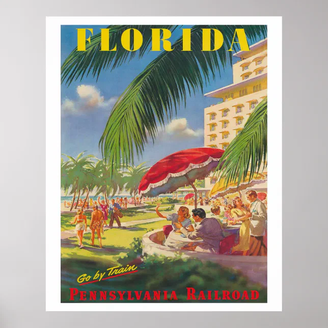 Florida Travel Poster | Zazzle