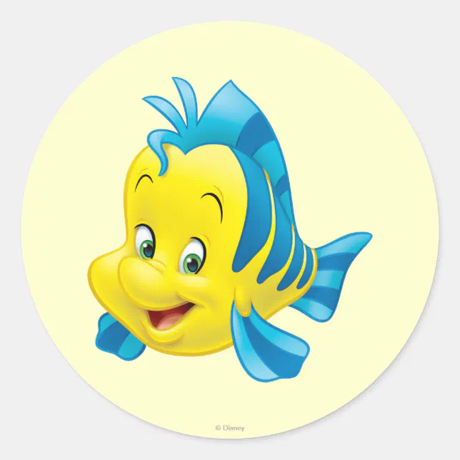 Flounder Classic Round Sticker | Zazzle