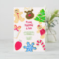 Flour Frosting Fun Kids Cookie Exchange Party Invitation | Zazzle