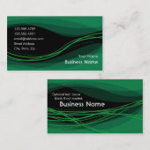 Flow Business Card (night green) | Zazzle